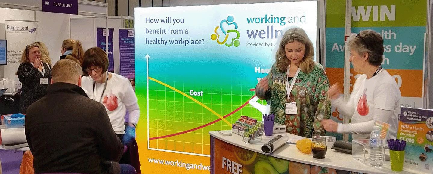 Working and Wellness at Health and Wellbeing at Work 2023 Exhibition ...
